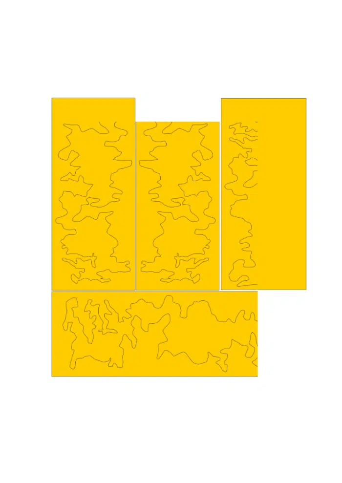 Woodland Camo Cerakote Stencil - KM Tactical