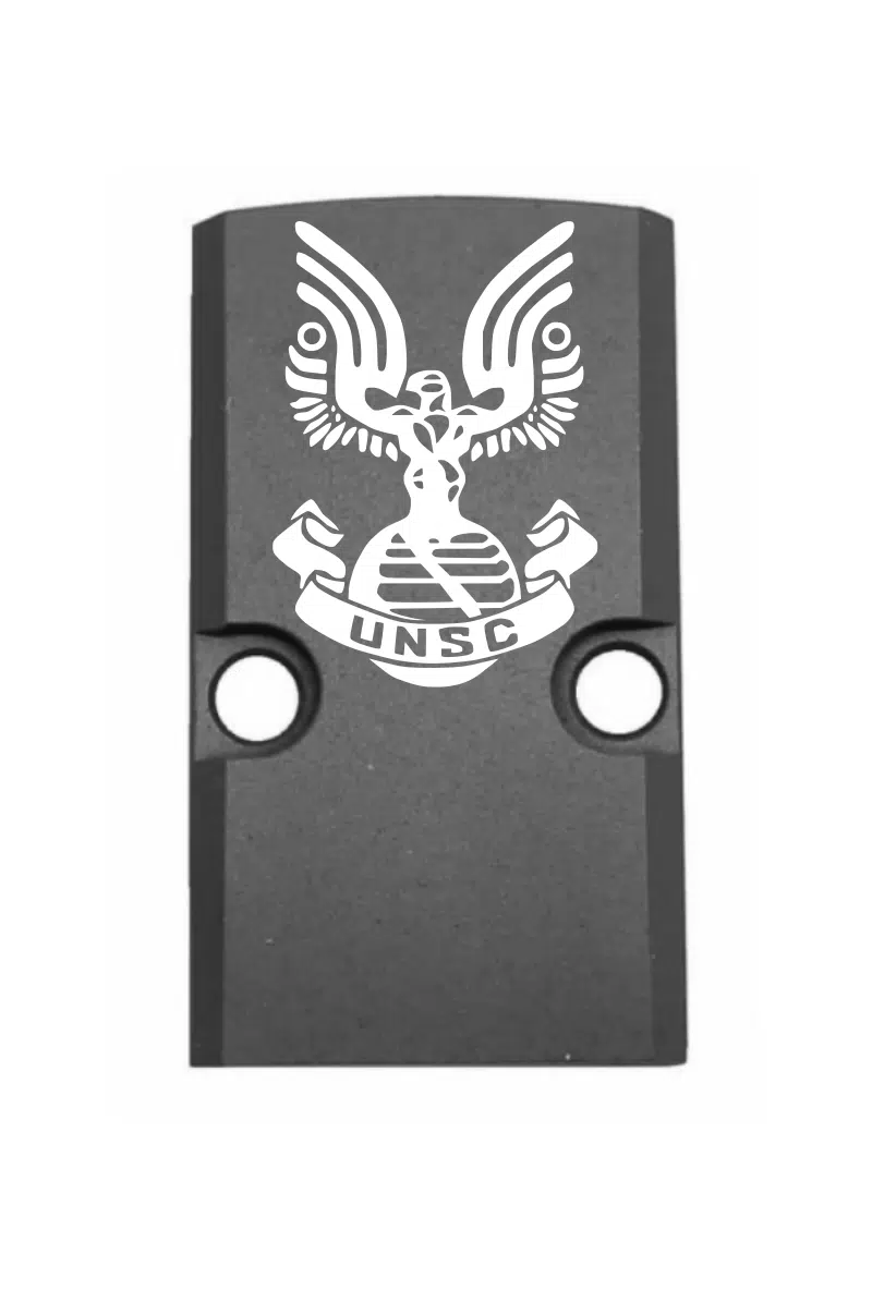 Engraved RMR Plate - Halo UNSC - KM Tactical