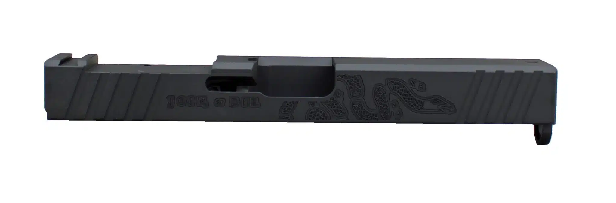 Deep Engraved Slide For Glock 17/19/21/26/43 - Join Or Die - KM Tactical