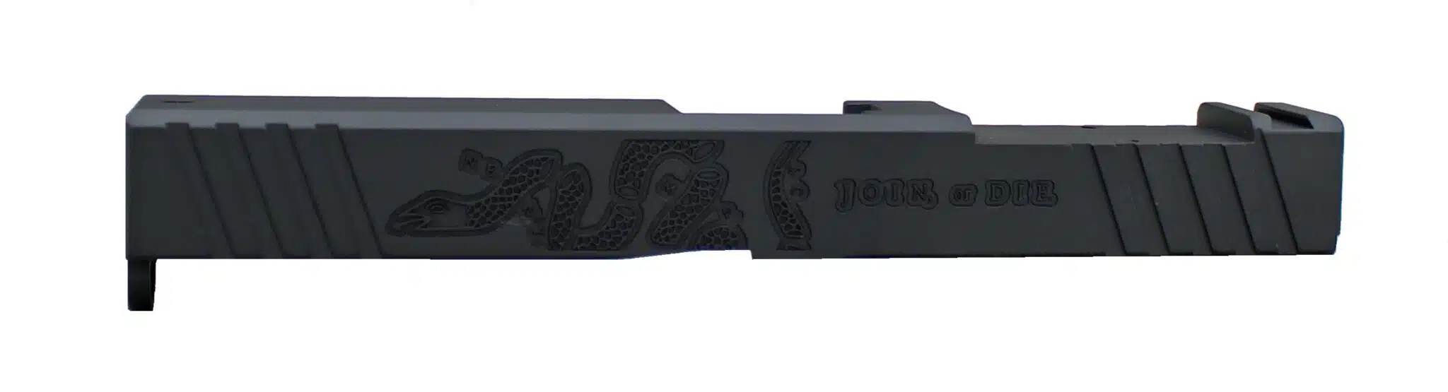 Deep Engraved Slide For Glock 17/19/21/26/43 - Join Or Die - KM Tactical