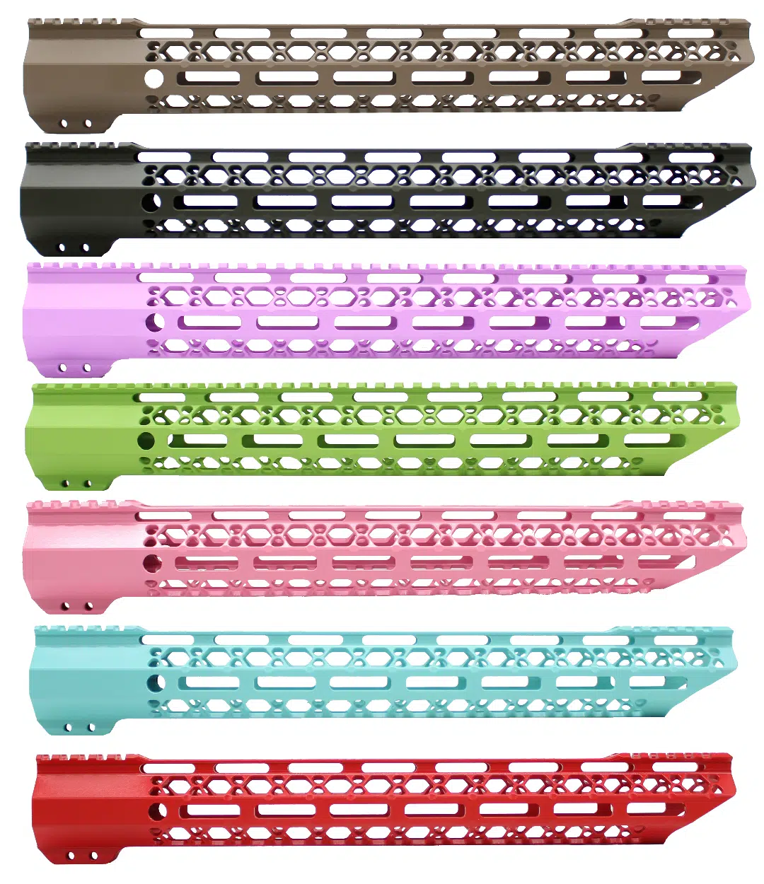 Cerakoted KM Tactical Gen2 15" AR-15 MLOK Handguard - KM Tactical